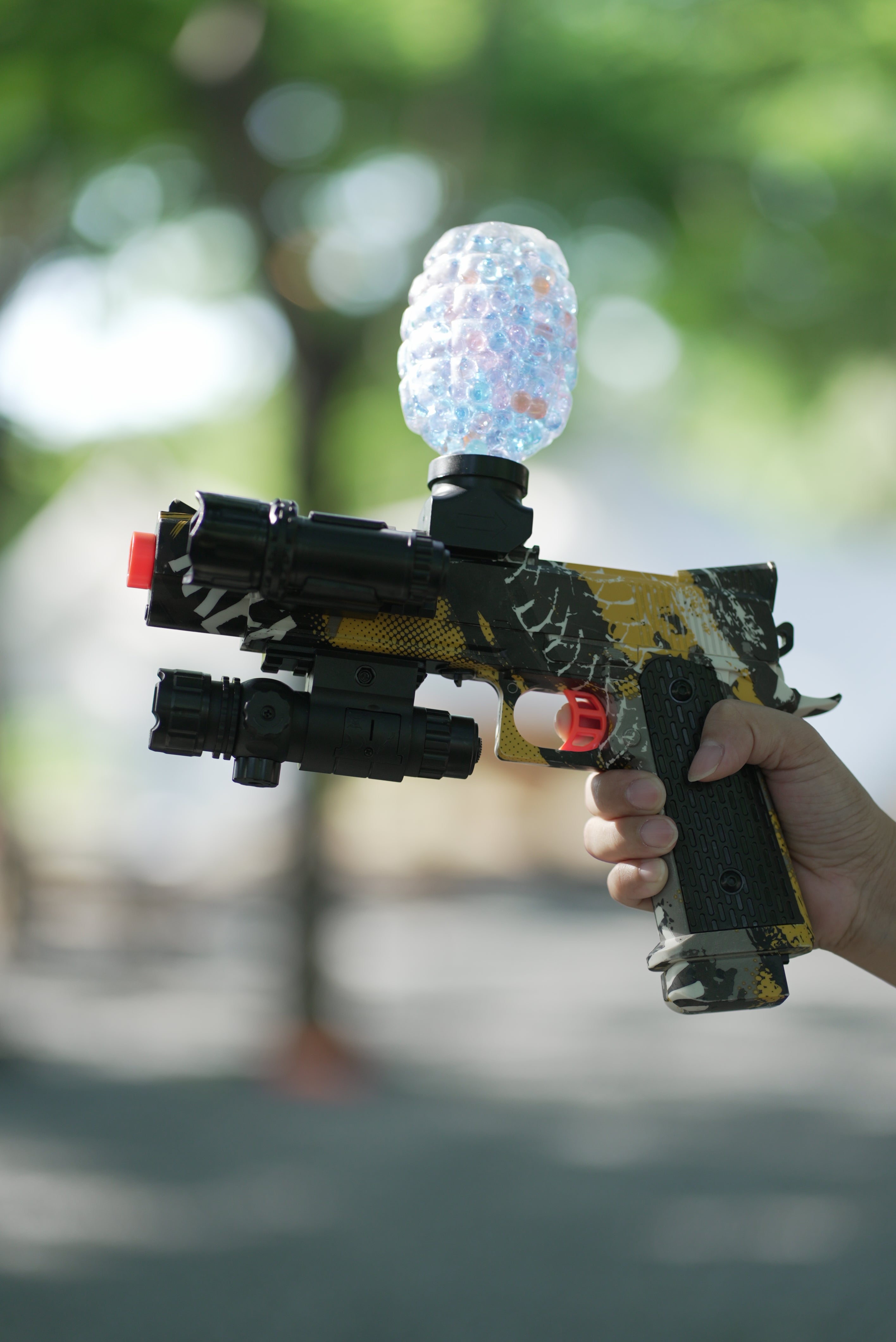 SKD Blaster M1911 Gel Ball Blaster Ammo Gun Pistol Splatter Ball Gun w