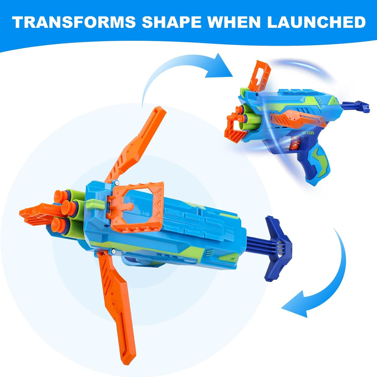 Blaster Shots 2024 Toy Gun Foam Dart Balster Super Easy N E R F Blaste ...