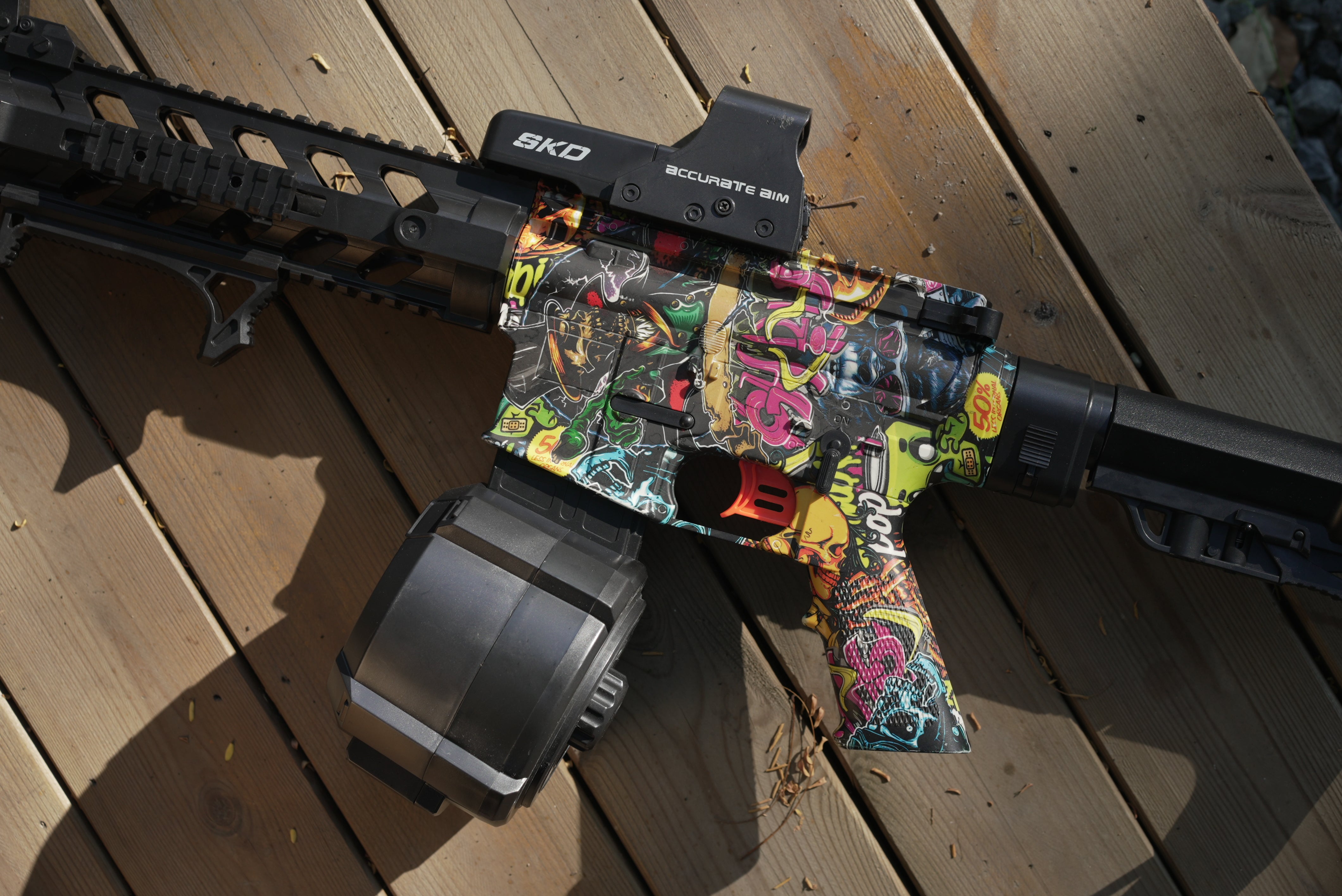 SKD Blaster M4 Water Bullet Blaster Electric Splatter Gel Ball Blaster