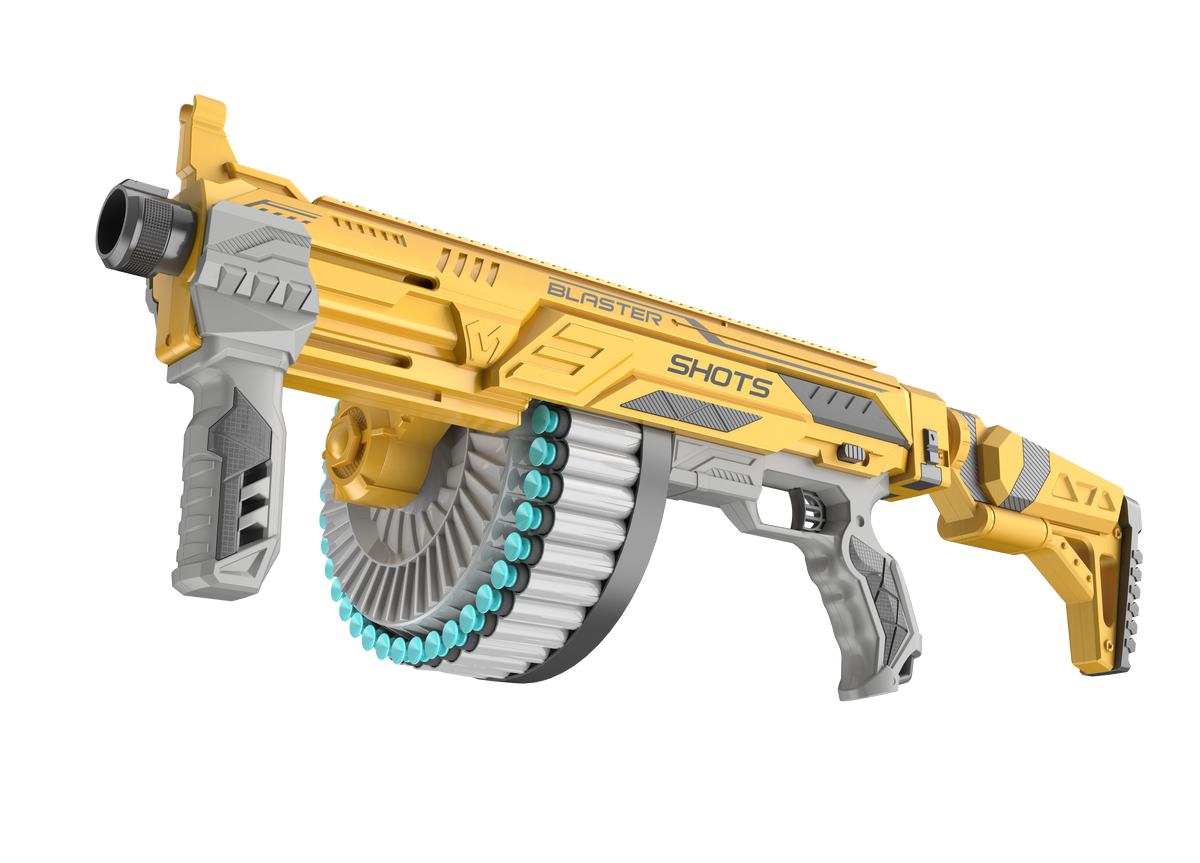 Blaster Shots in Stock New M32 Bull Soft Dart Blaster 40-Dart Rotating ...
